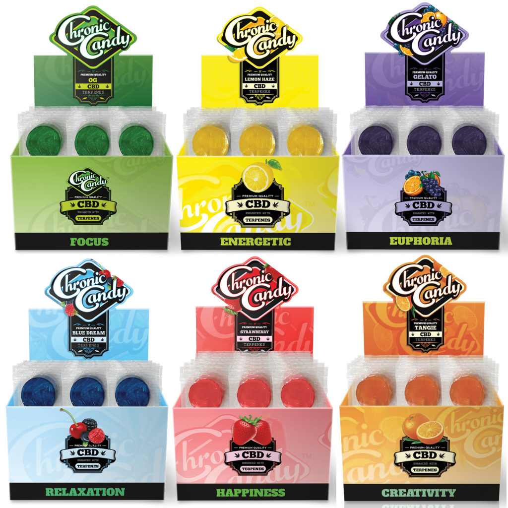 Chronic Candy CBD Nugz - 1 Jar 200mg - American Made CBD